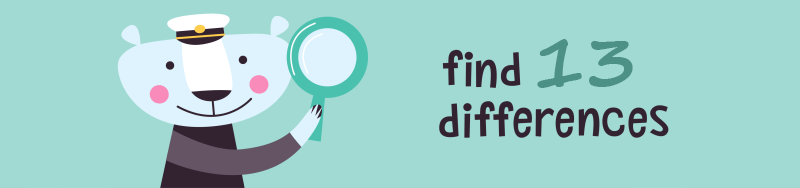 13 differences - can you find them? | Interacty project